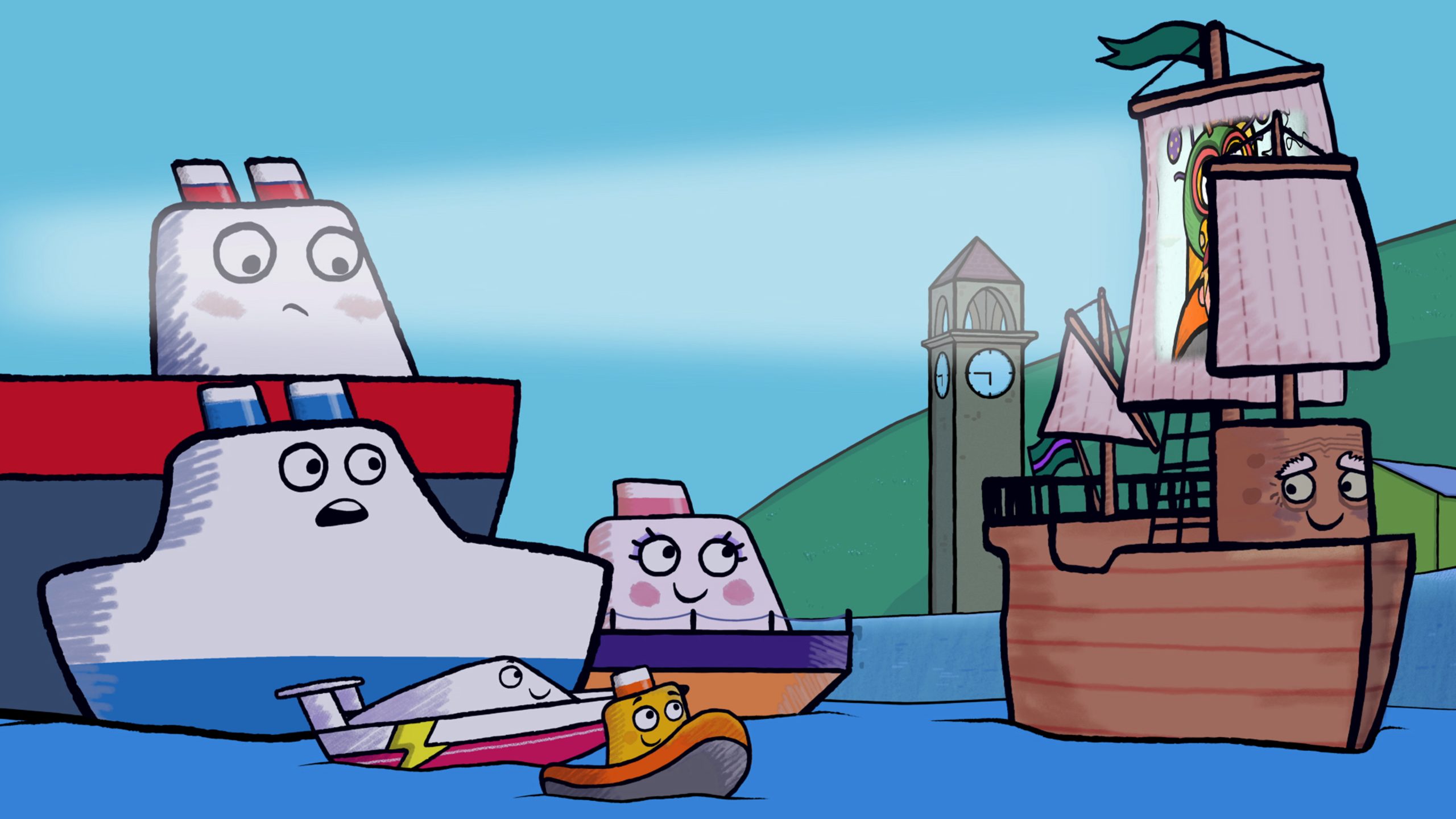 Toot the Tiny Tugboat | Cloth Cat